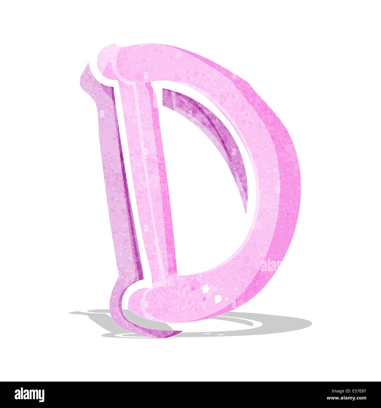 cartoon letter D Stock Vector Image & Art - Alamy