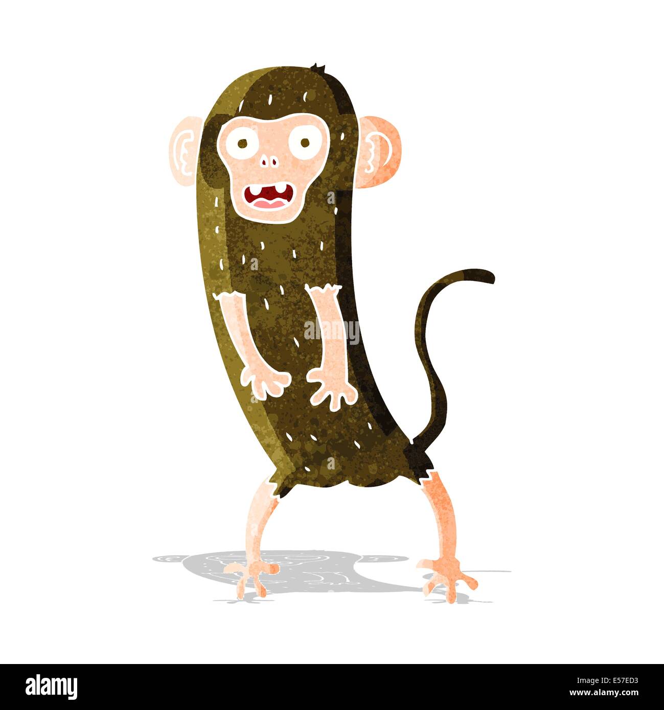 cartoon crazy monkey Stock Vector Image & Art - Alamy
