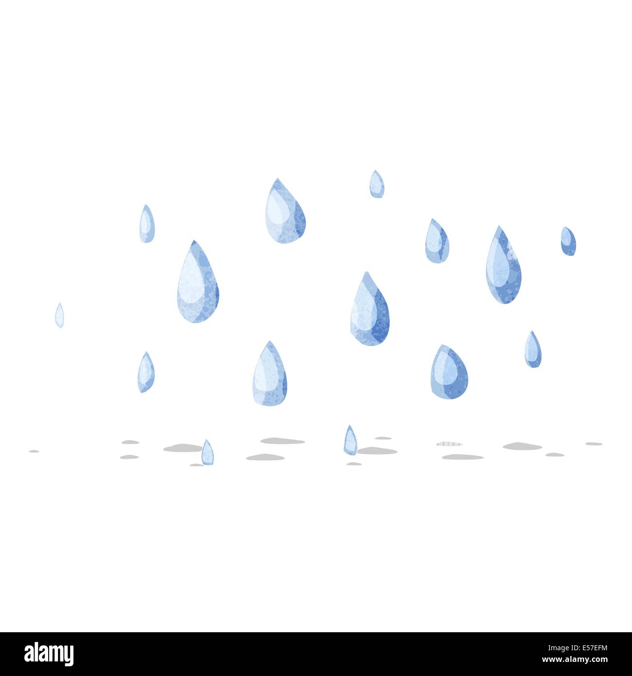Cartoon raindrops hi-res stock photography and images - Alamy