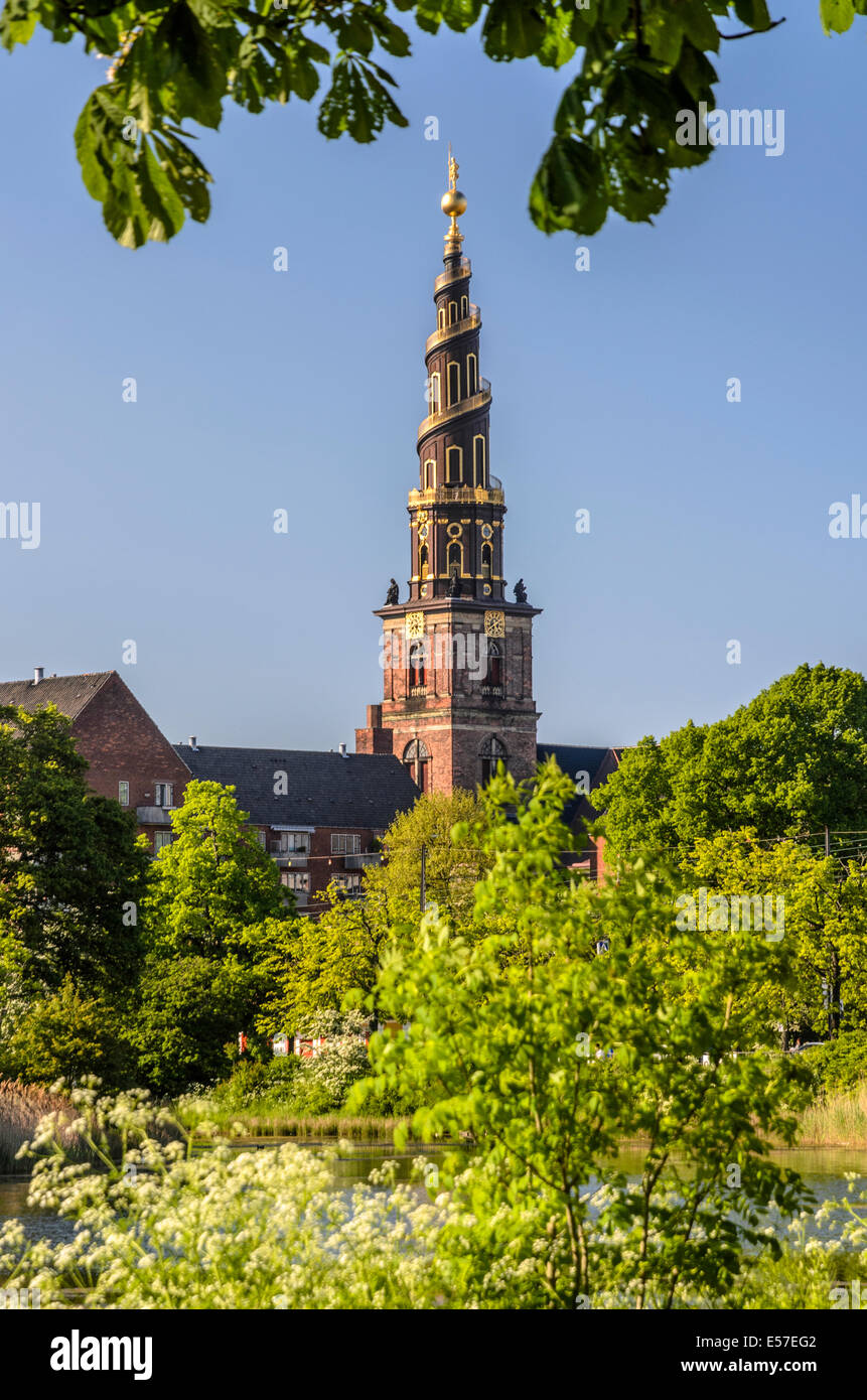 Copenhagen church tower hi-res stock photography and images - Alamy
