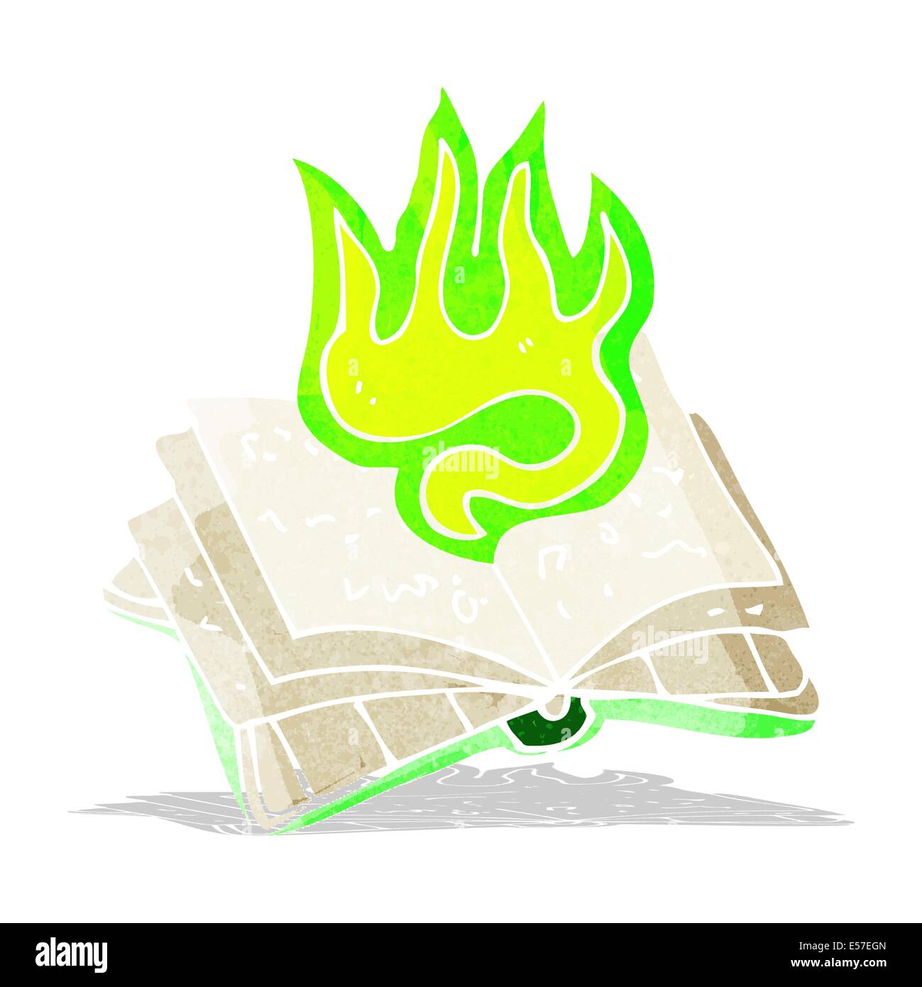 cartoon magic spell book Stock Vector Image & Art - Alamy