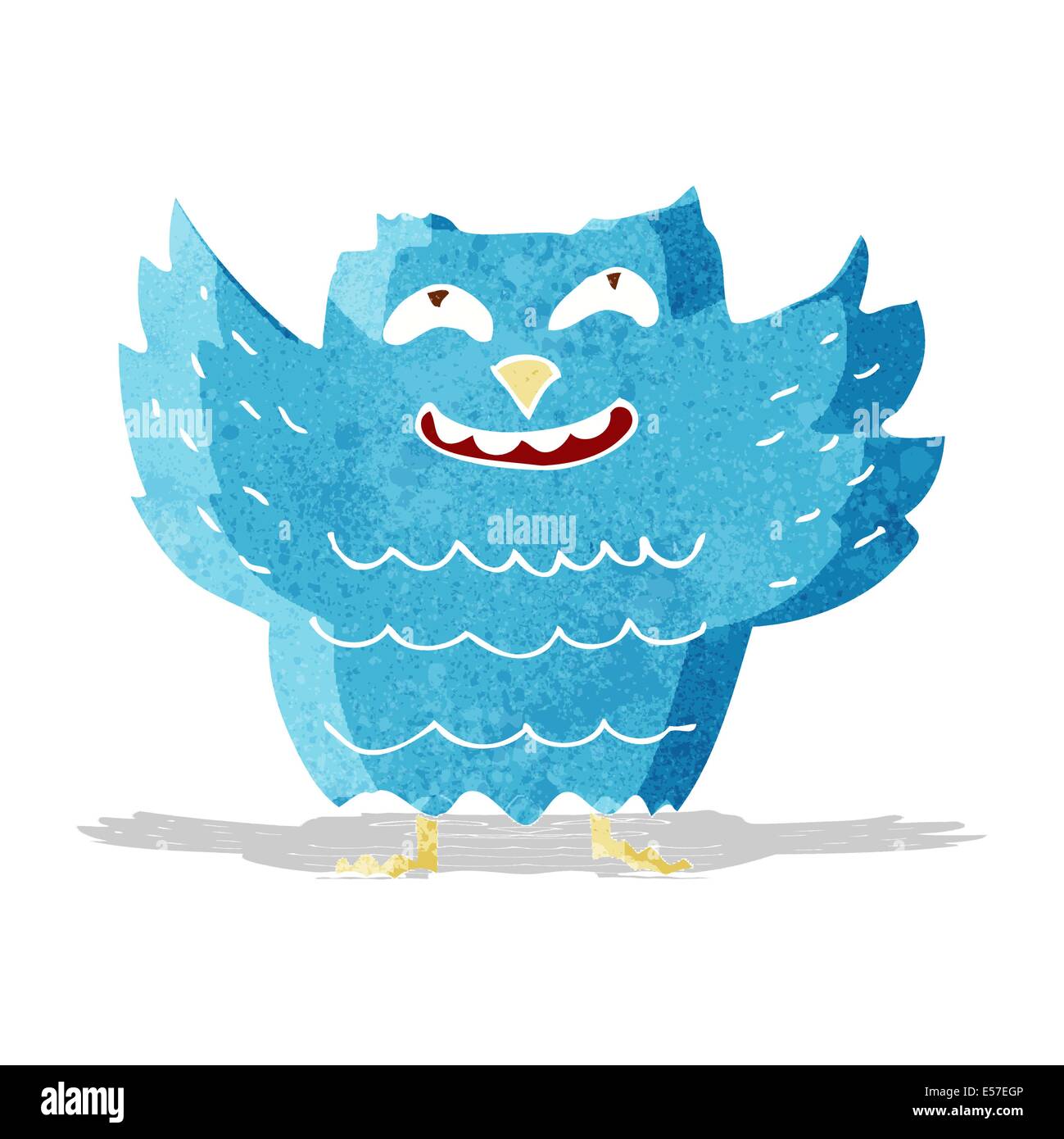 cartoon happy owl Stock Vector Image & Art - Alamy