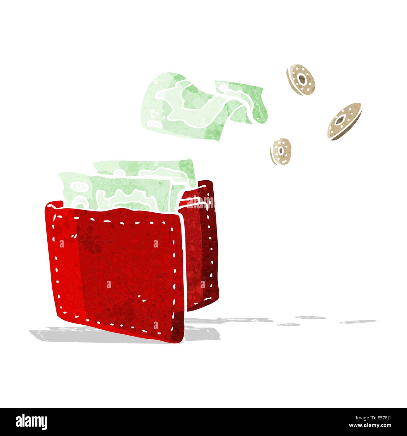 Money spilling Stock Vector Images - Alamy