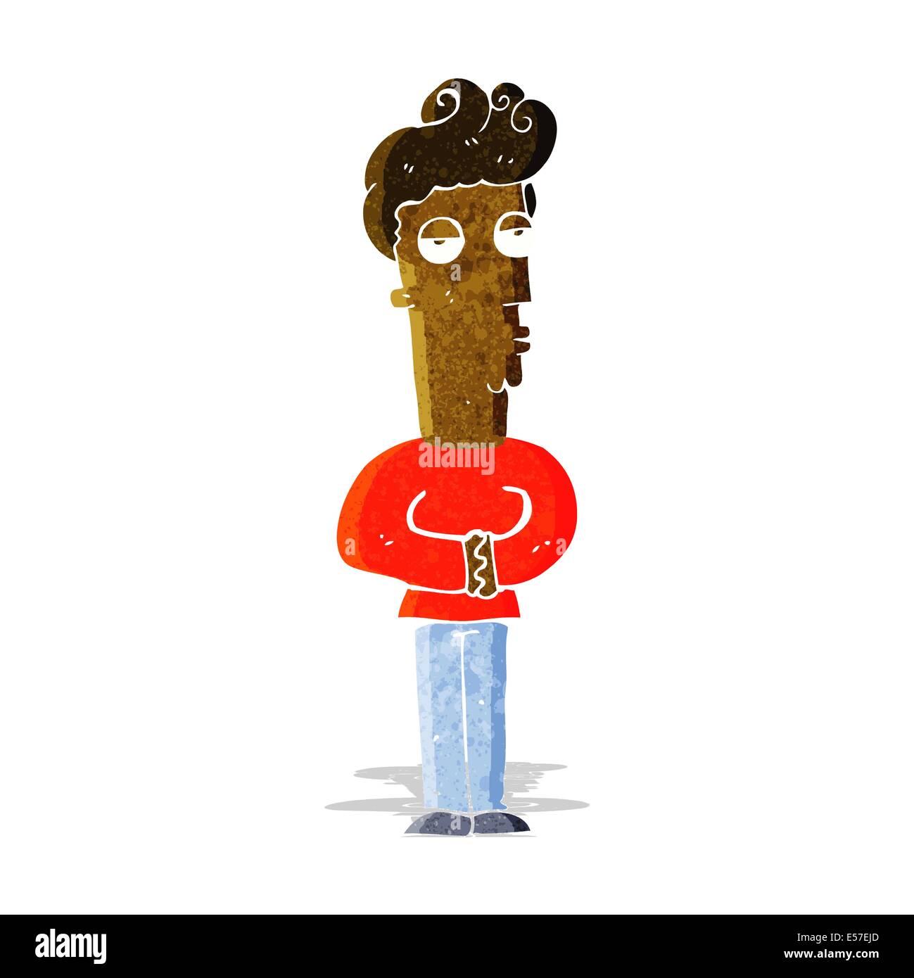 cartoon arrogant man Stock Vector Image & Art - Alamy