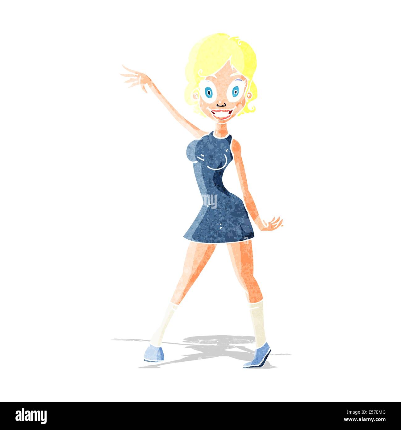 cartoon party girl Stock Vector Image & Art - Alamy