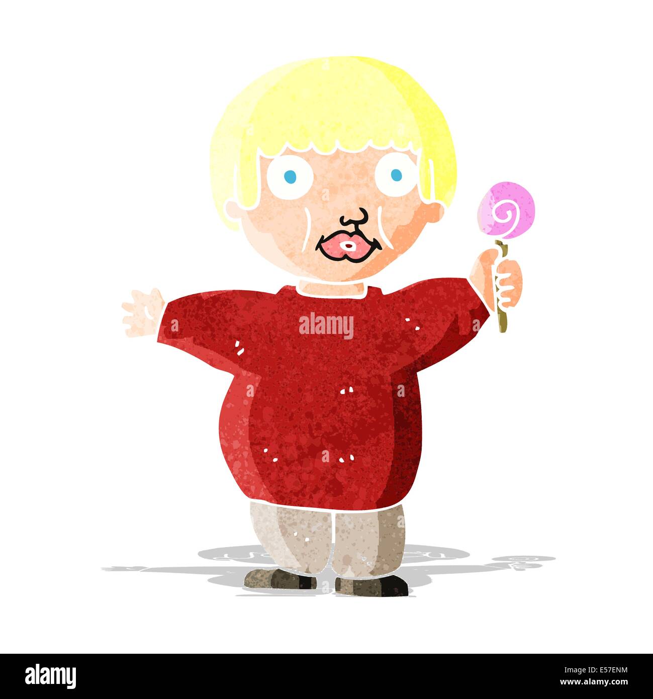 cartoon fat child Stock Vector Image & Art - Alamy