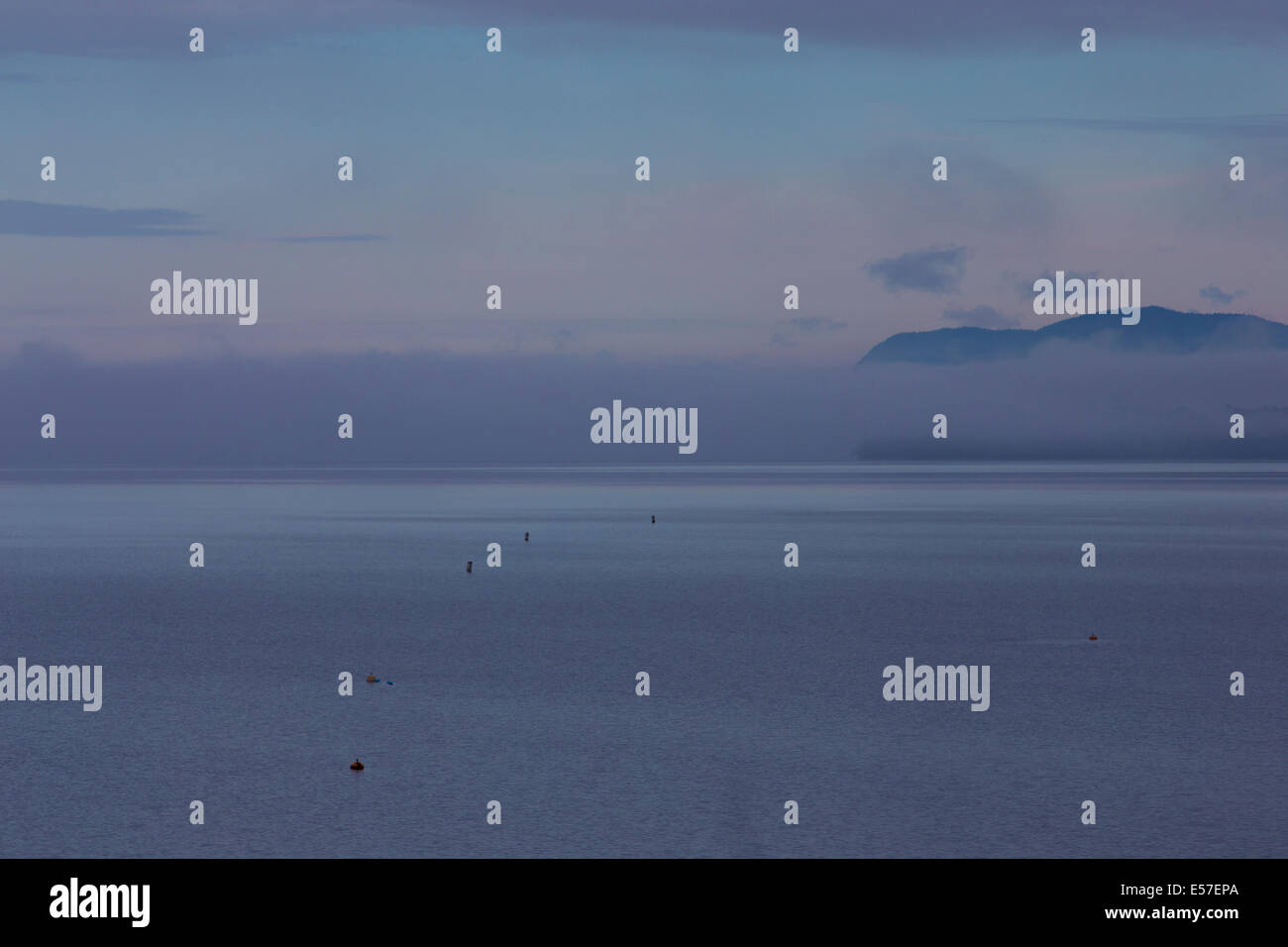 Sun rises over Lac Memphremagog Lake in Magog, Quebec Stock Photo - Alamy