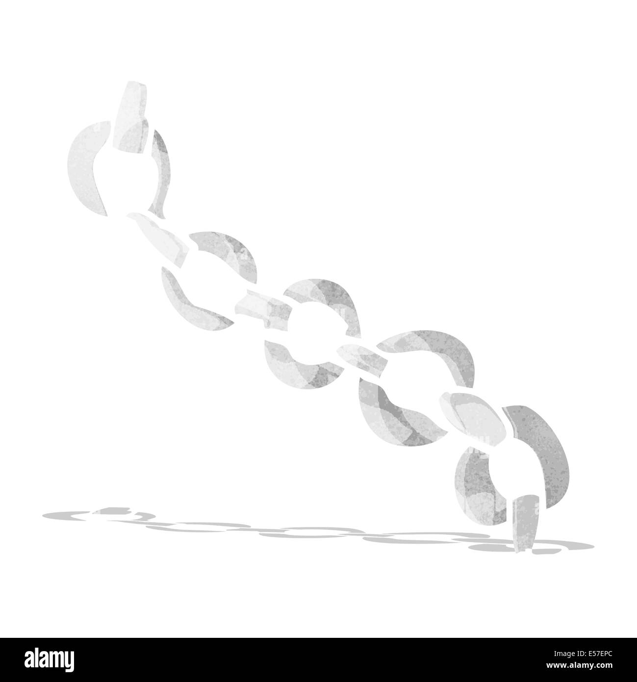 Cartoon chain Black and White Stock Photos & Images - Alamy