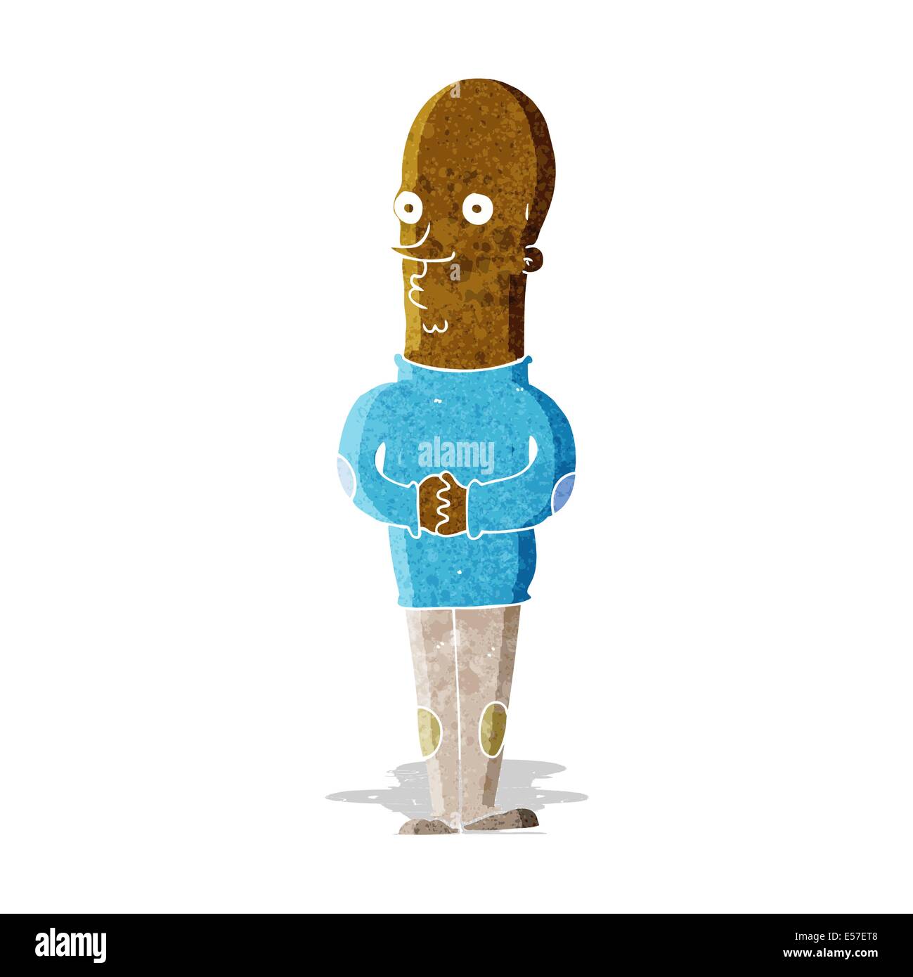 Cartoon funny bald man hi-res stock photography and images - Alamy