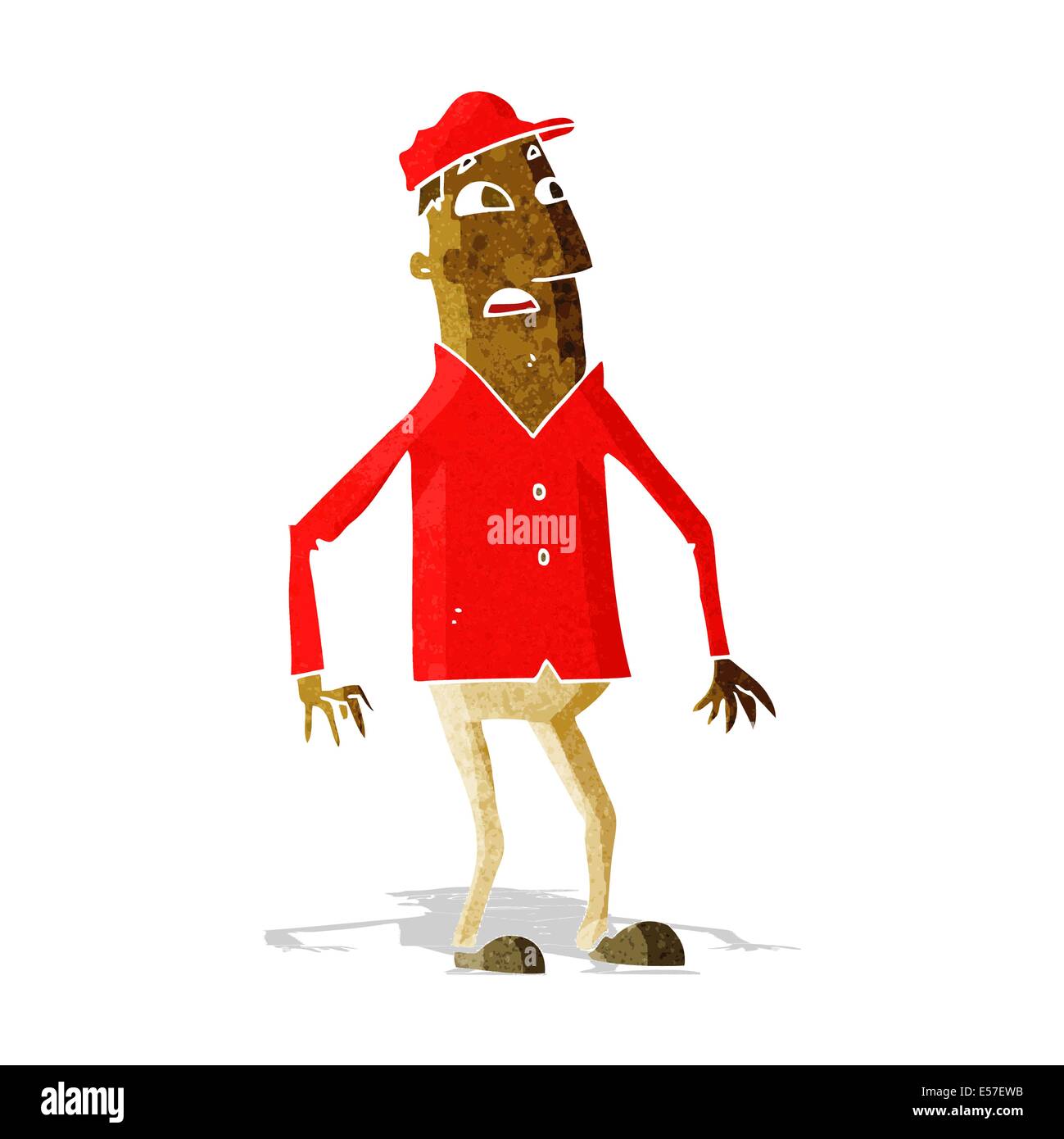 cartoon shocked man Stock Vector Image & Art - Alamy