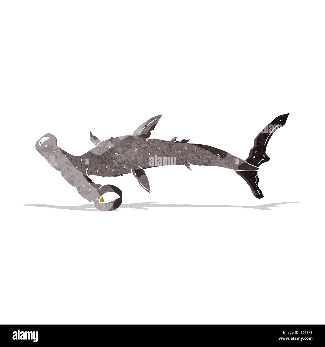 cartoon hammerhead shark Stock Vector Image & Art - Alamy