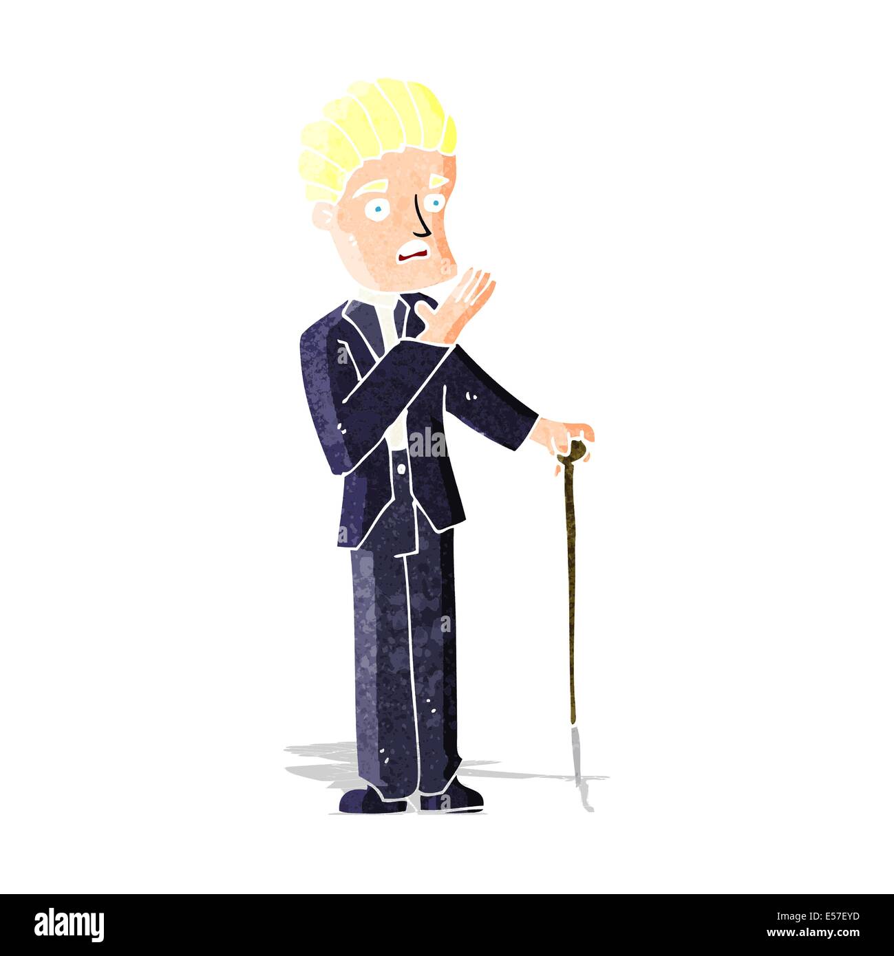 cartoon shocked gentleman Stock Vector Image & Art - Alamy