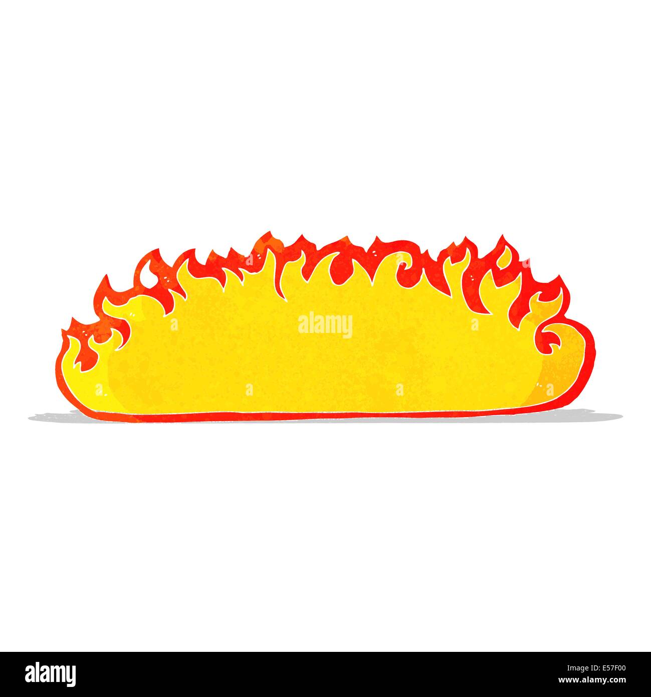 Fire flames border vector Cut Out Stock Images & Pictures - Alamy