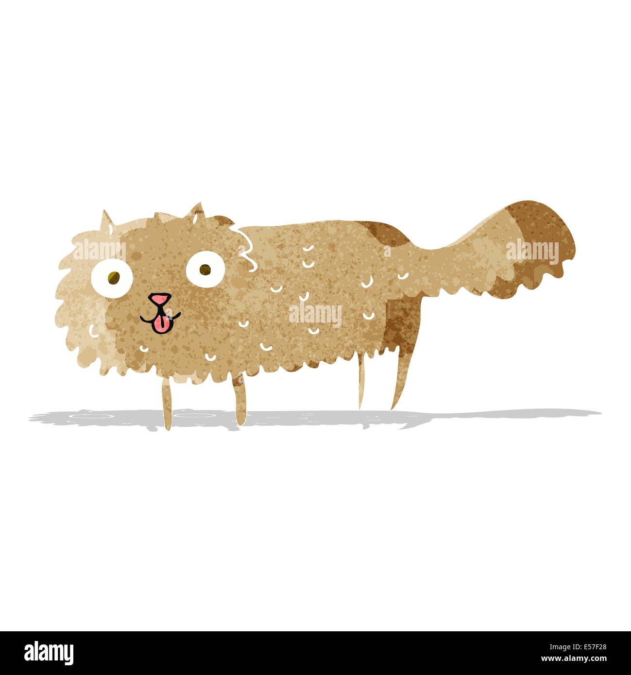 cartoon furry cat Stock Vector Image & Art - Alamy