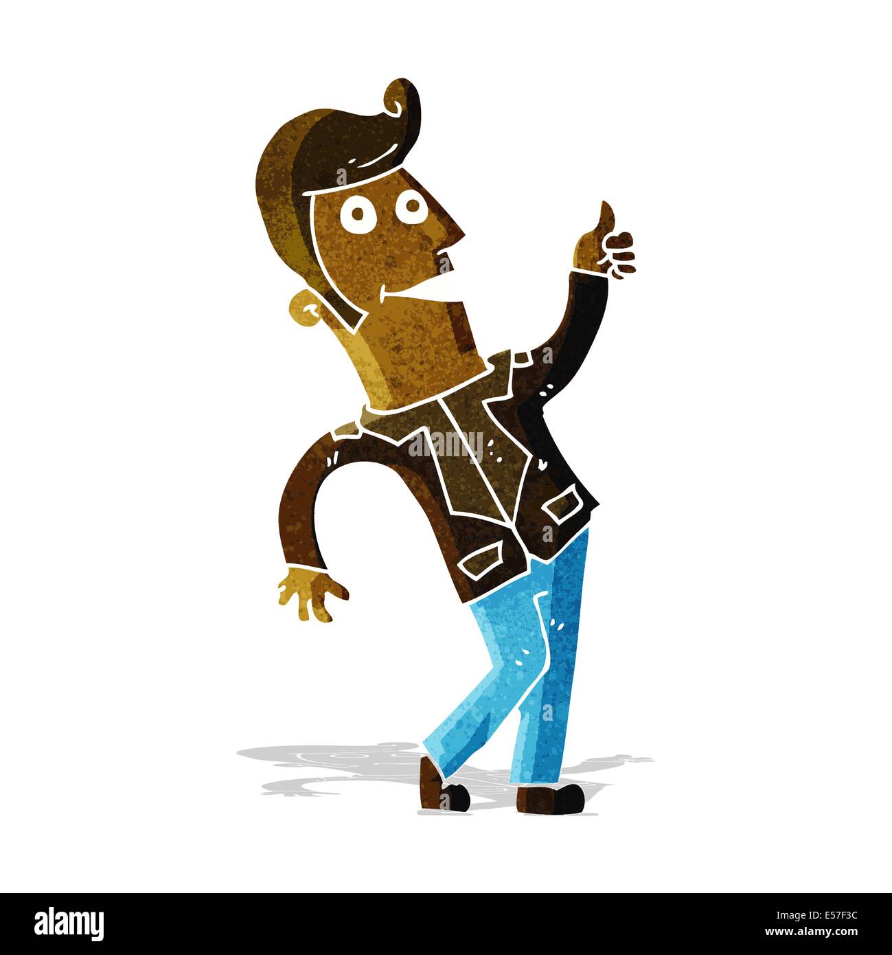 cartoon man giving thumbs up sign Stock Vector Image & Art - Alamy