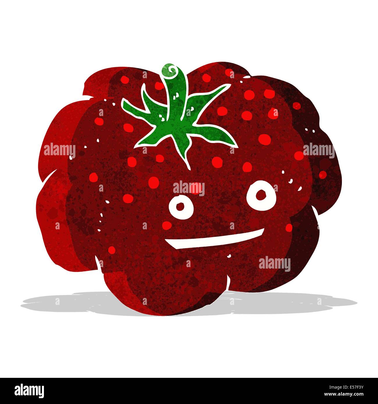 cartoon happy tomato Stock Vector Image & Art - Alamy