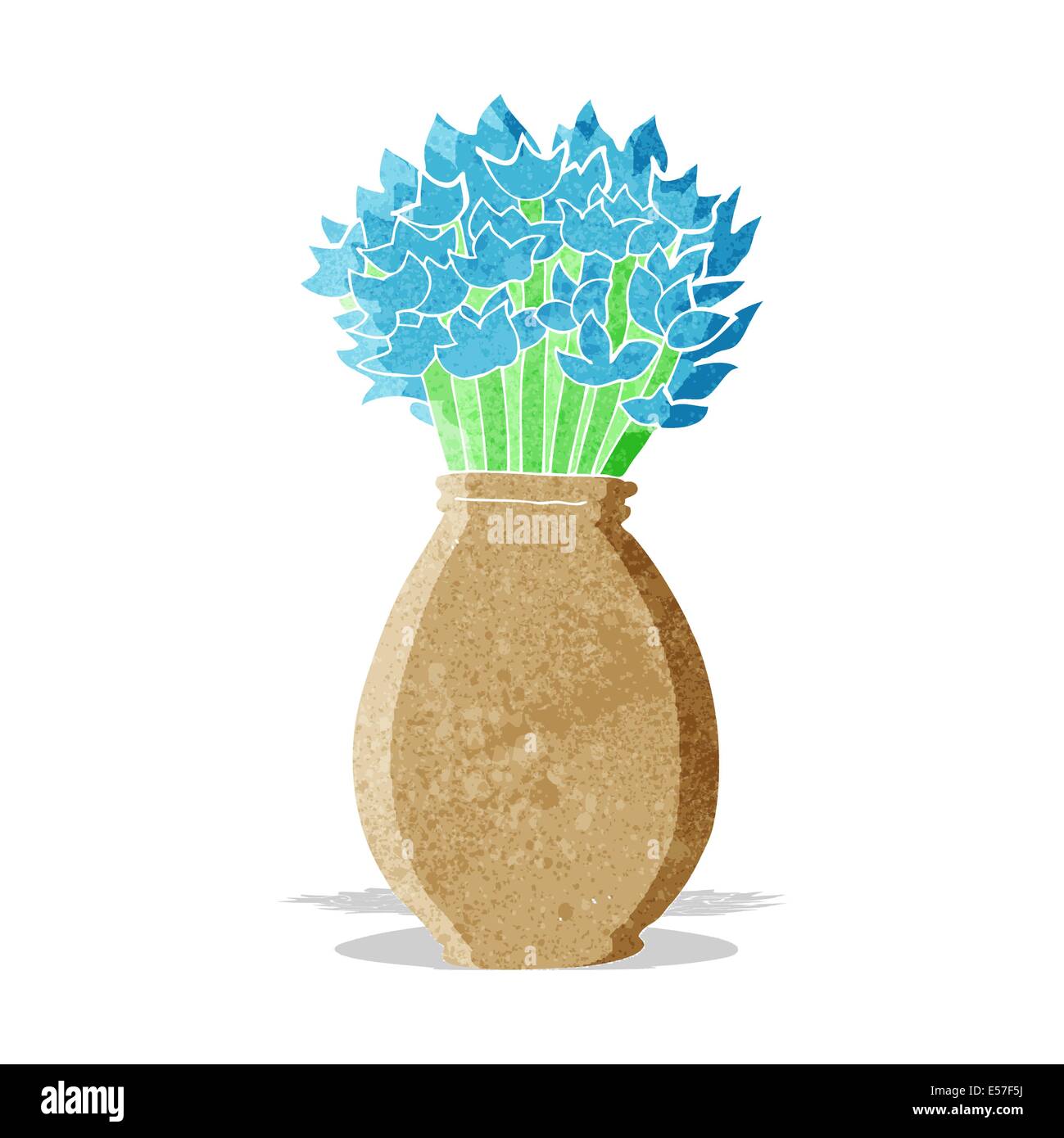 cartoon vase of flowers Stock Vector Image & Art - Alamy