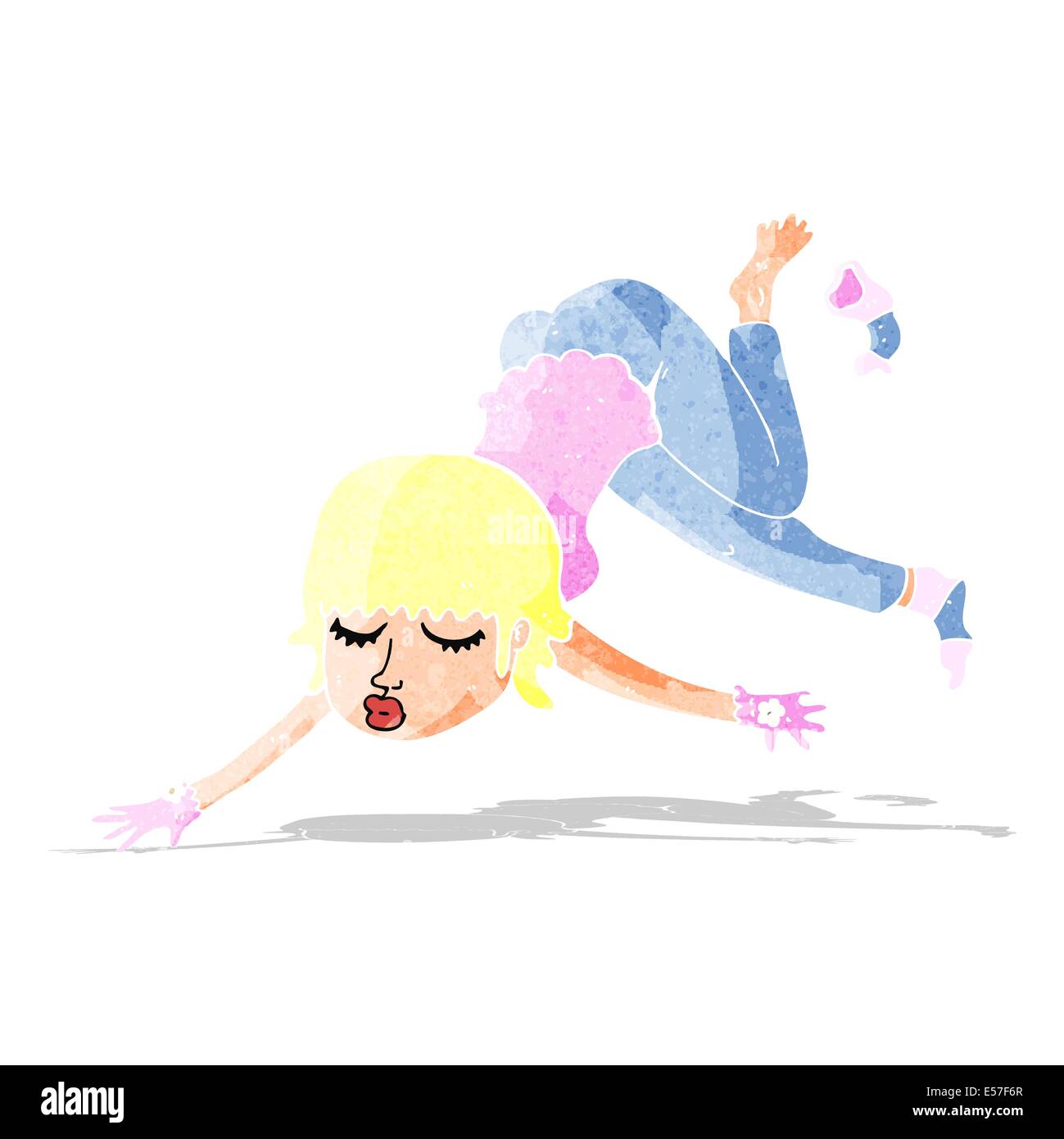 cartoon woman floating Stock Vector Image & Art - Alamy