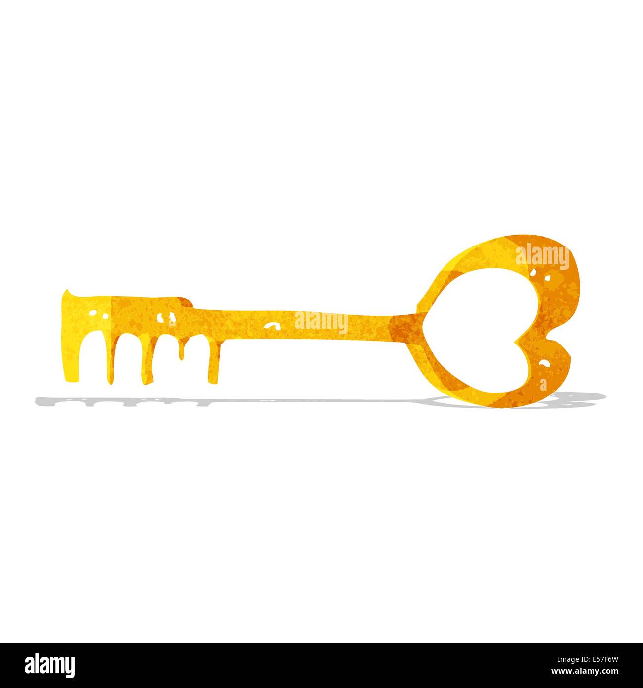cartoon heart shaped key Stock Vector Image & Art - Alamy