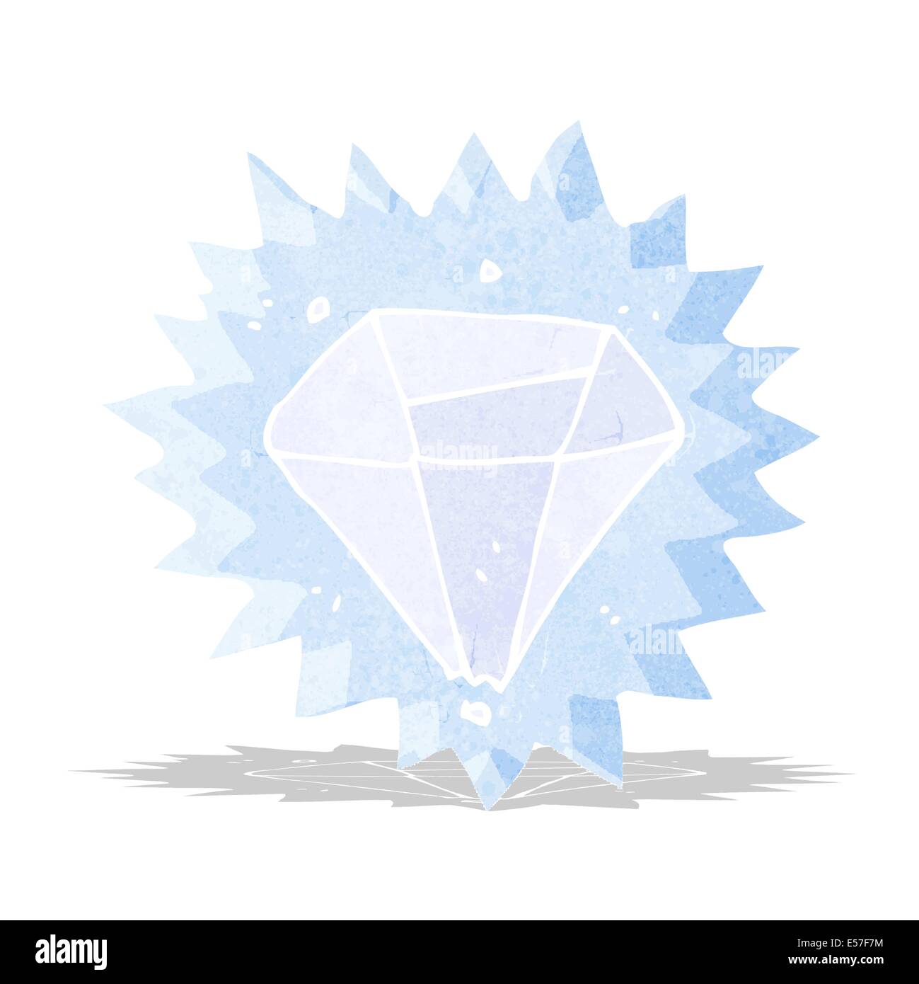Rough diamond Stock Vector Images - Alamy