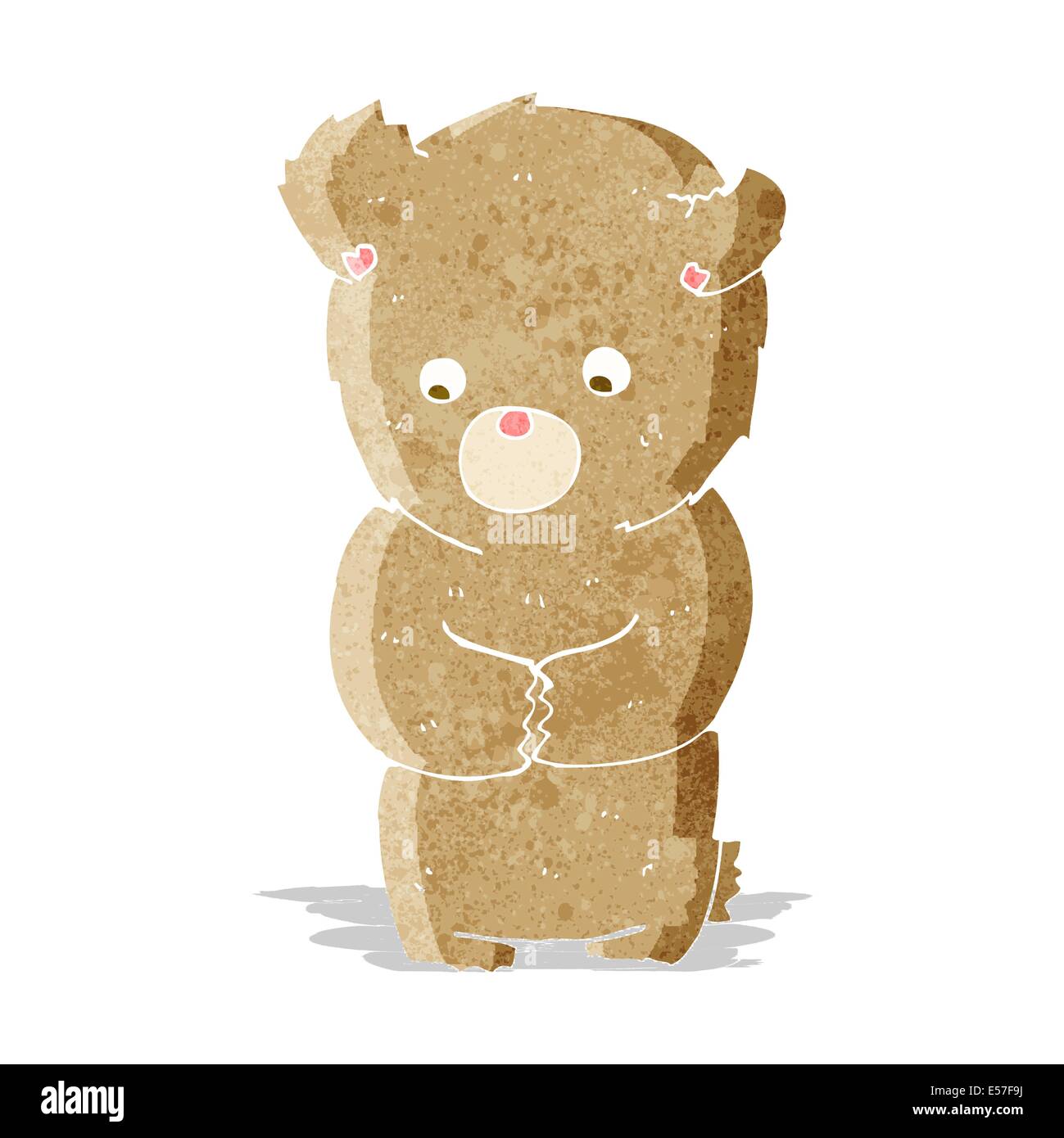 cartoon shy teddy bear Stock Vector Image & Art - Alamy