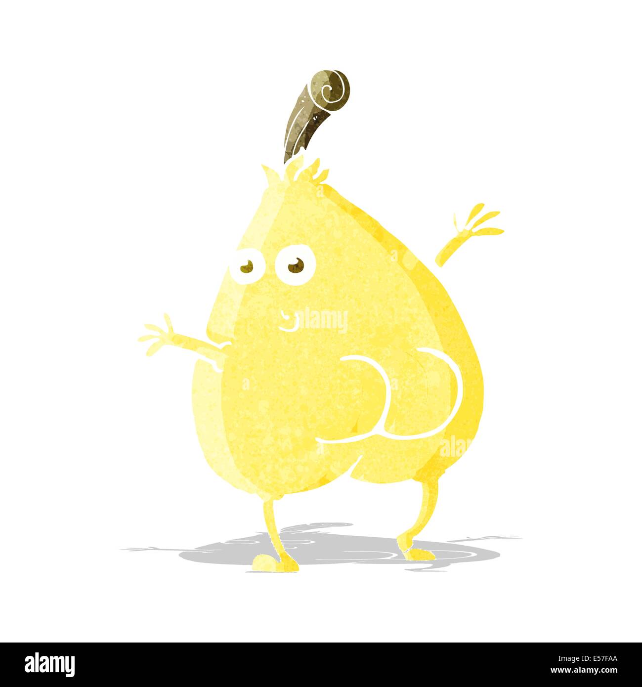 a nice pear cartoon Stock Vector Image & Art - Alamy