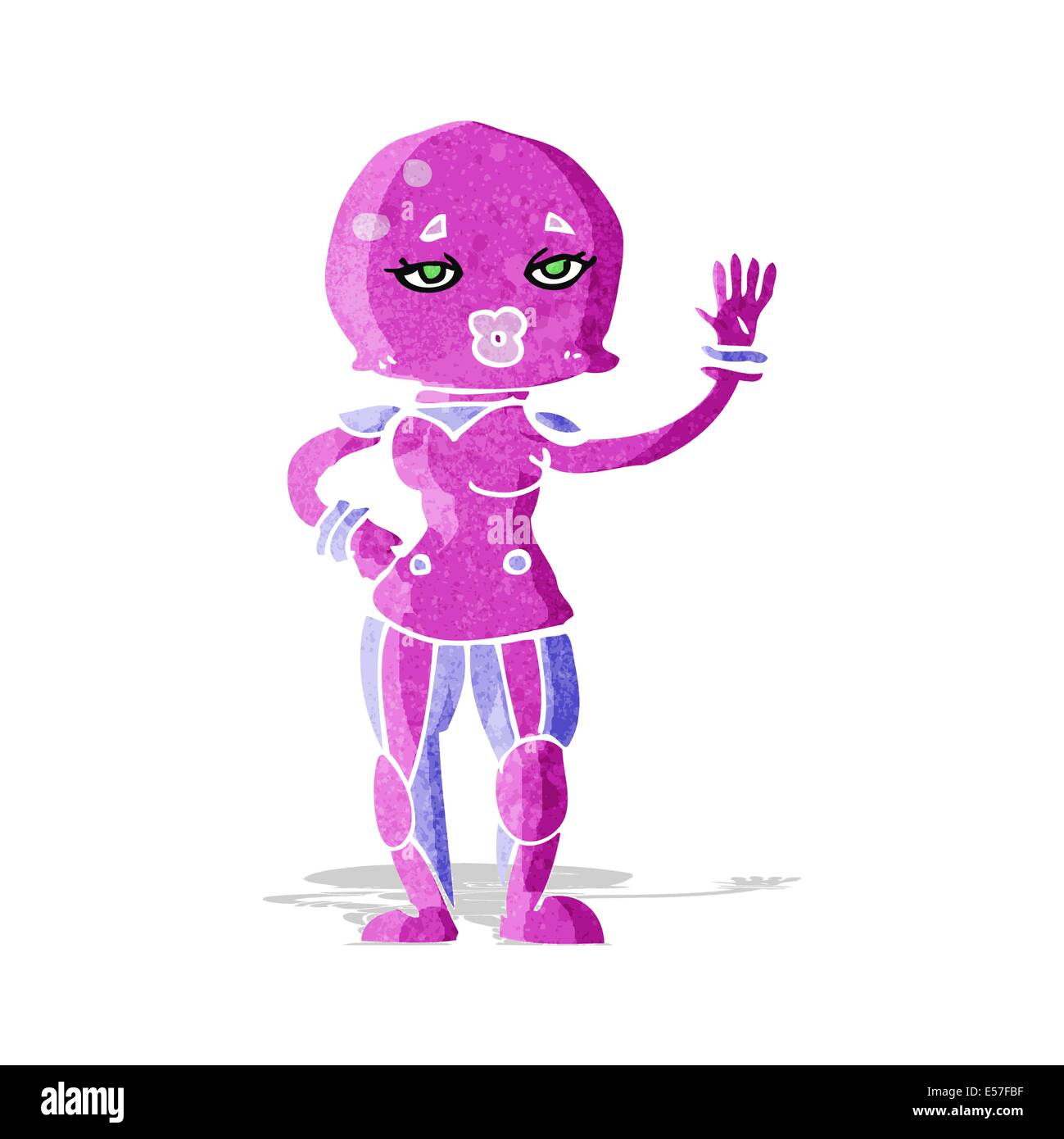 Cartoon Female Astronaut Stock Vector Image And Art Alamy