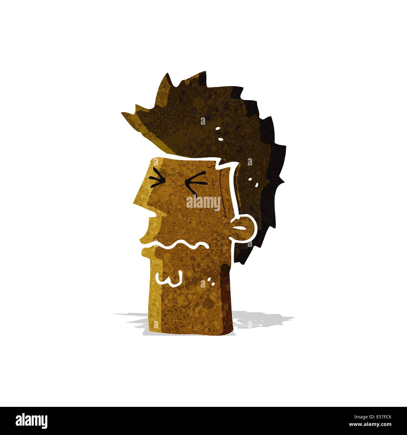 cartoon stressed out face Stock Vector Image & Art - Alamy