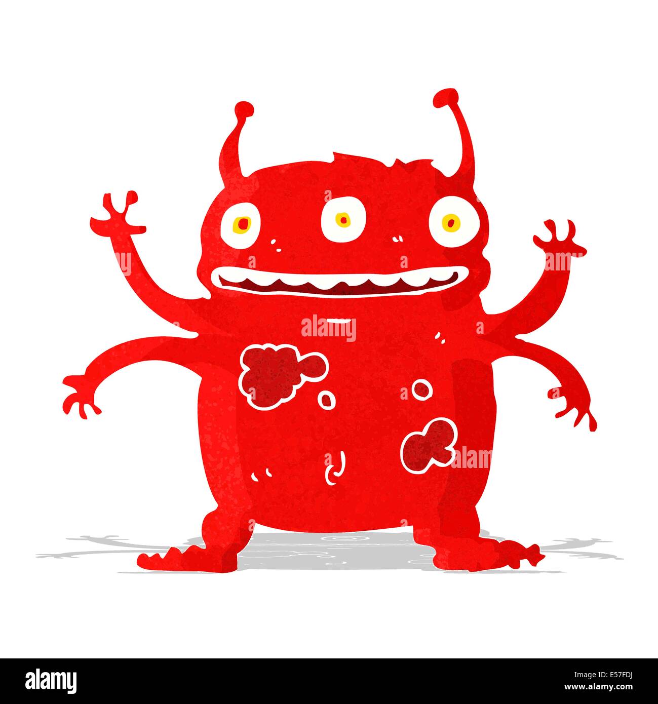 cartoon alien monster Stock Vector Image & Art - Alamy