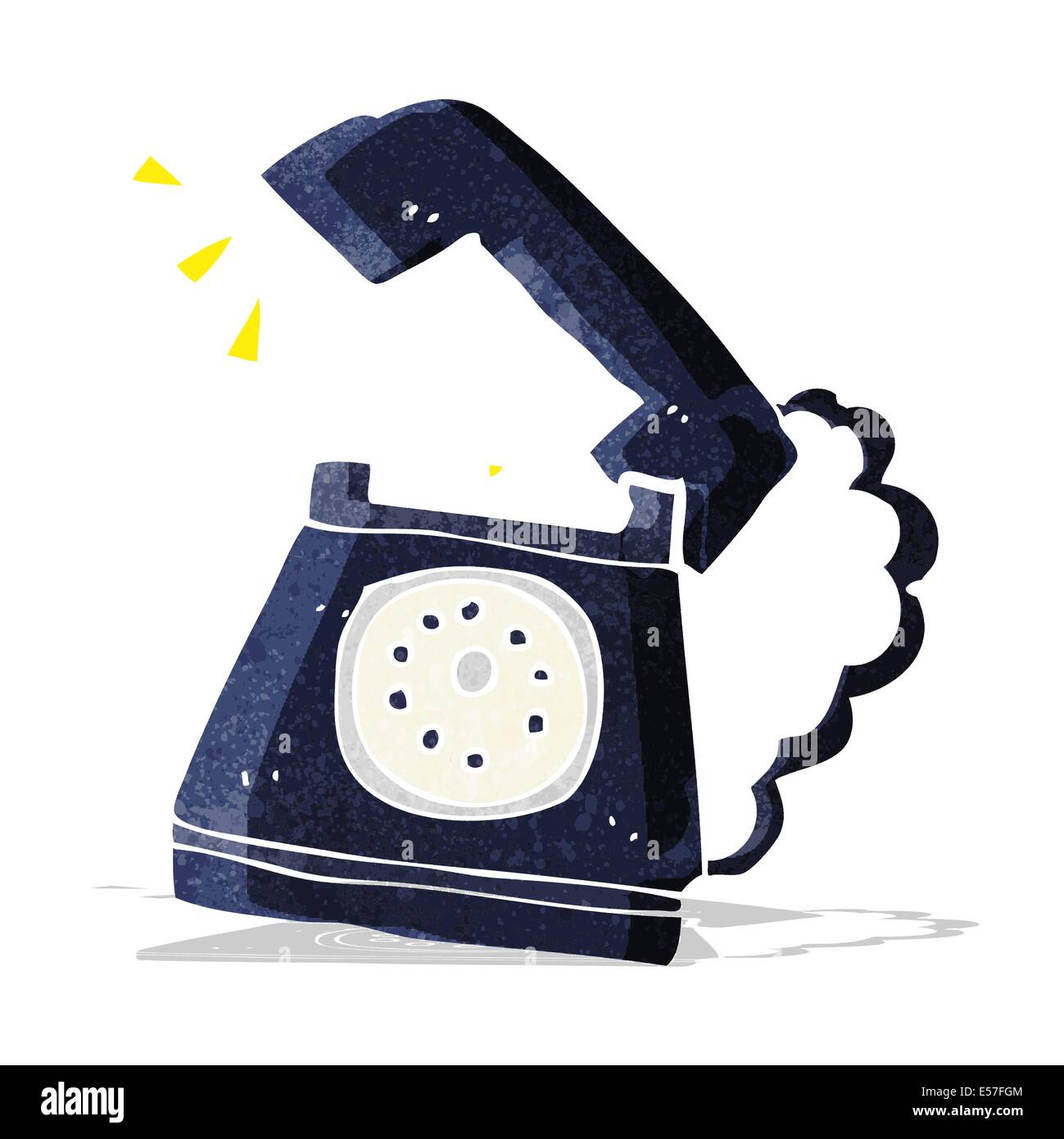 Cartoon Ringing Telephone Stock Photos & Cartoon Ringing Telephone ...