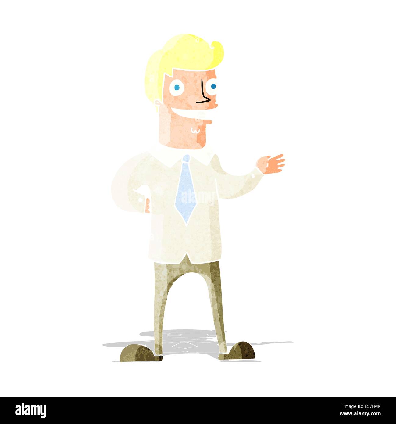 Traditional salesman Stock Vector Images - Alamy