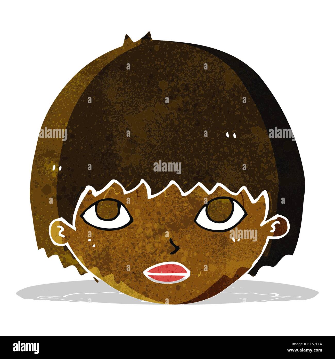 cartoon girl staring Stock Vector Image & Art - Alamy