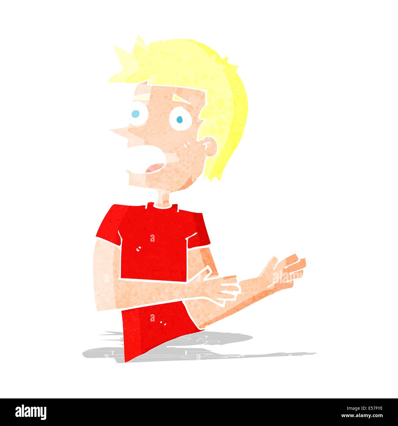 cartoon stressed man Stock Vector Image & Art - Alamy