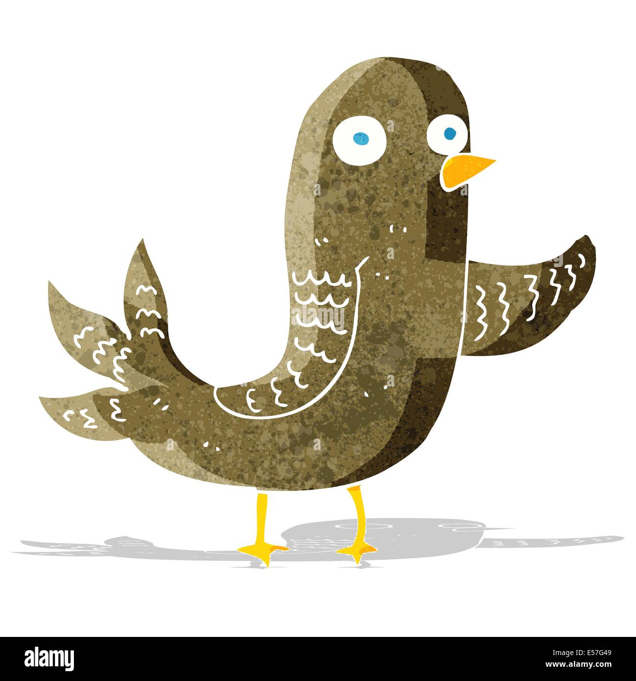 cartoon waving bird Stock Vector Image & Art - Alamy