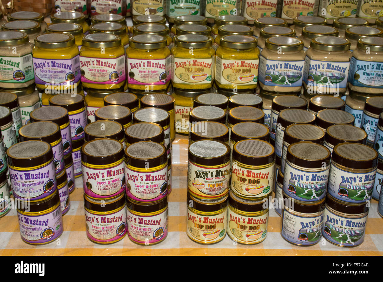 Maine, Eastport. The most easterly town in the US. Raye's Mustard ...