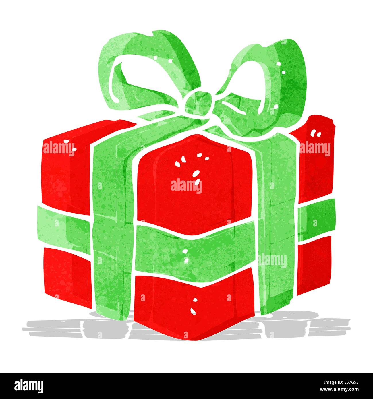 cartoon christmas present Stock Vector Image & Art - Alamy