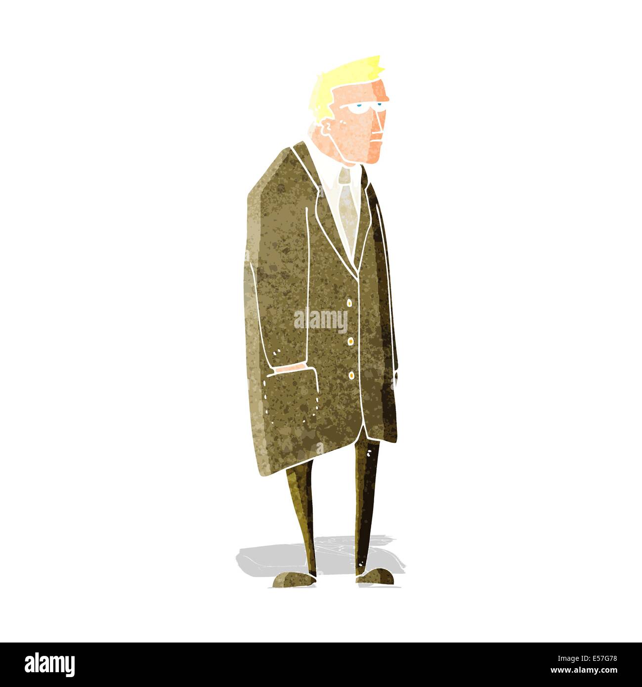 cartoon bad tempered man Stock Vector Image & Art - Alamy