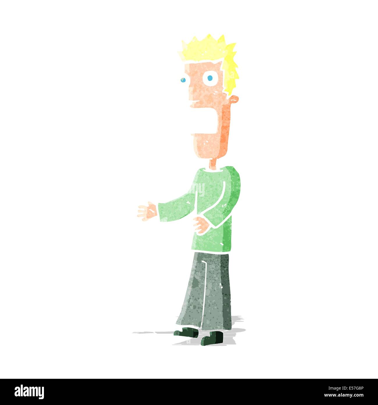 cartoon man freaking out Stock Vector Image & Art - Alamy
