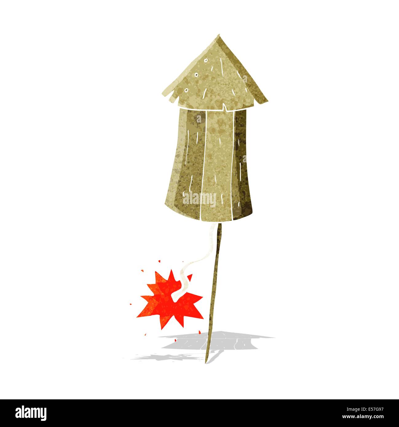 Cartoon old wood rocket hi-res stock photography and images - Alamy