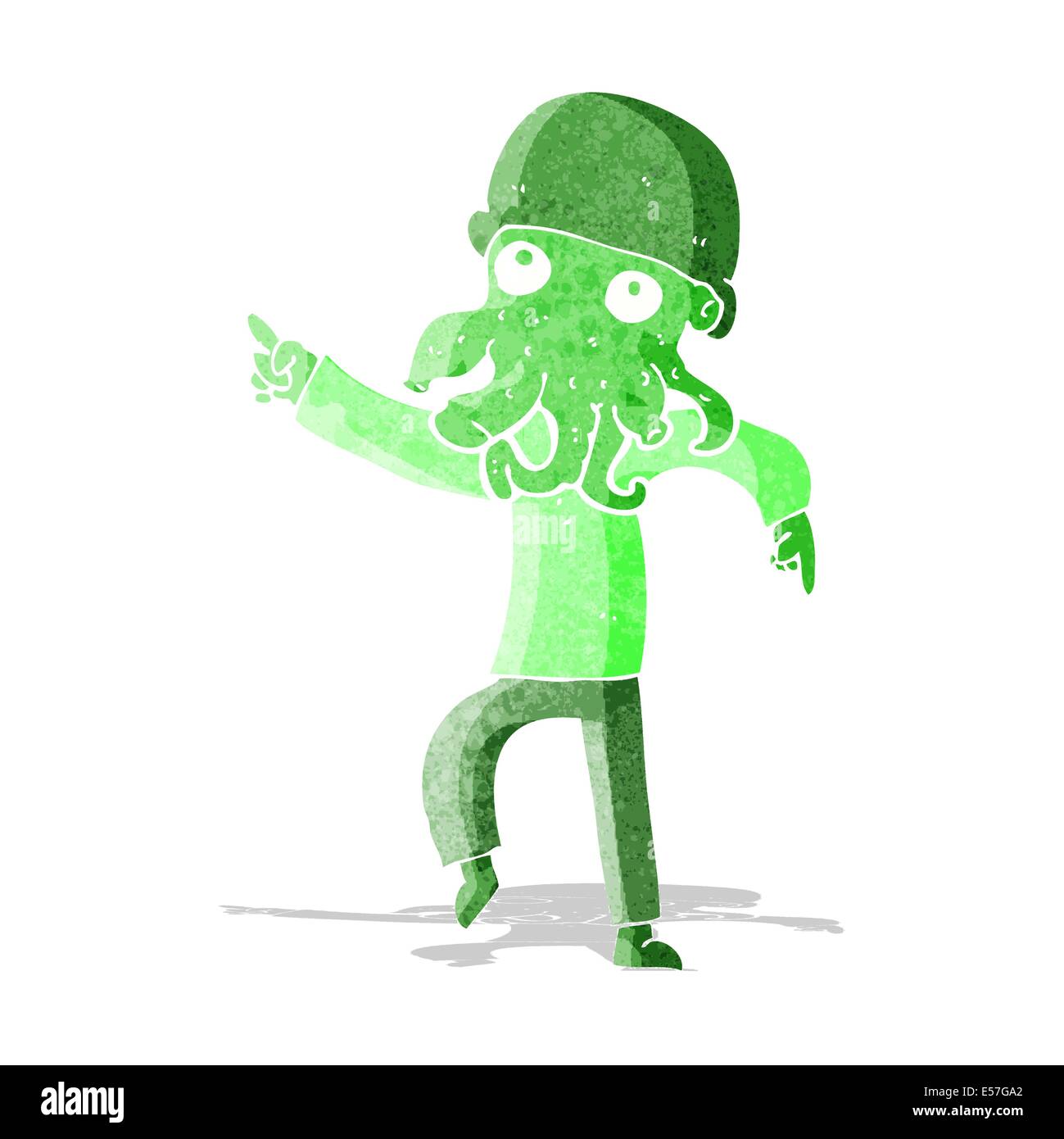 cartoon alien man dancing Stock Vector Image & Art - Alamy