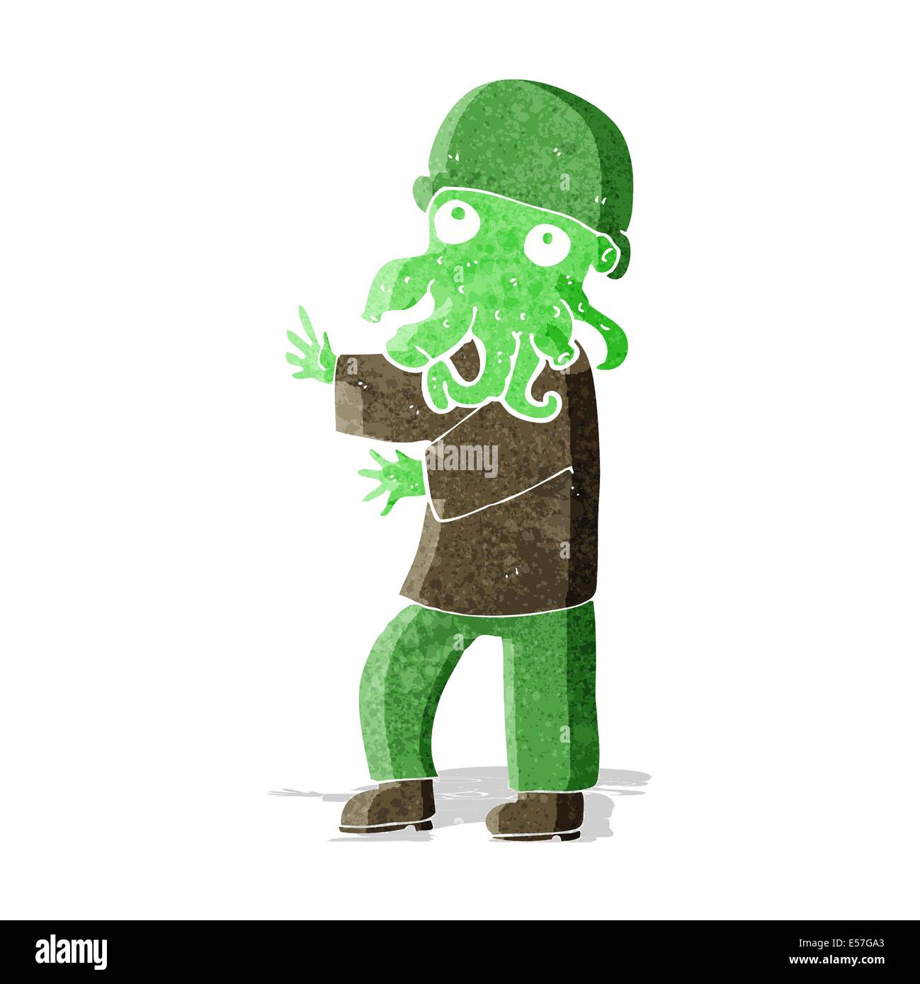 cartoon alien man Stock Vector Image & Art - Alamy