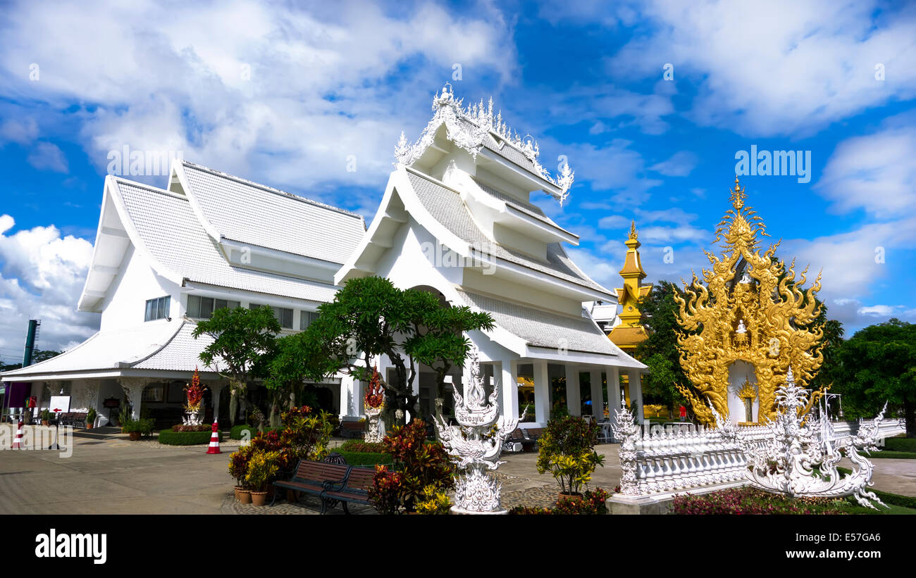 White Temple Structure Stock Photo - Alamy
