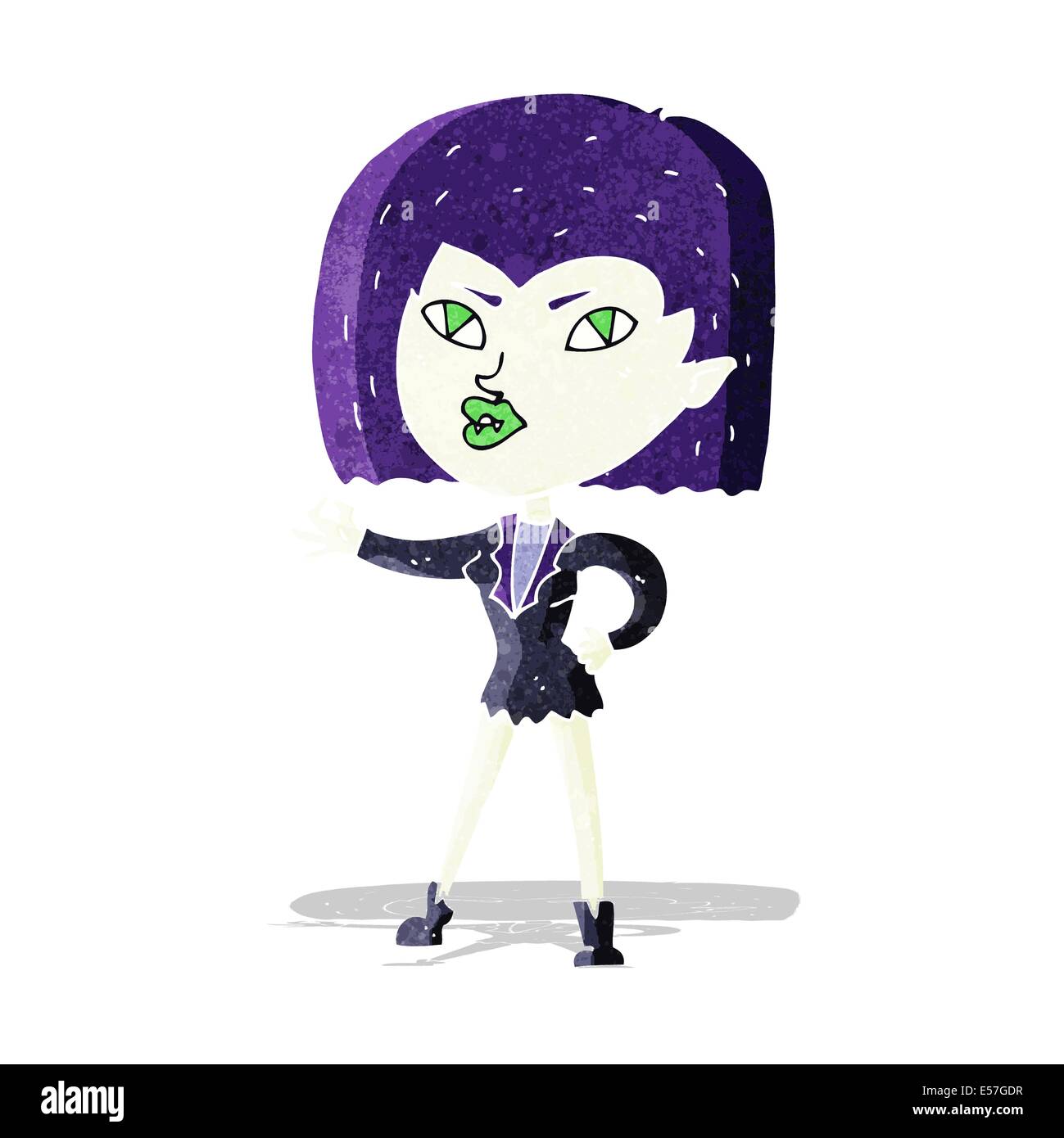 cartoon vampire girl Stock Vector Image & Art - Alamy