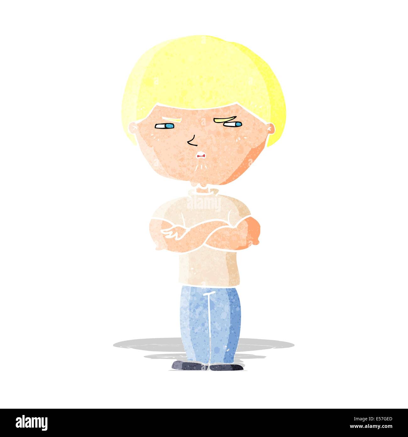 cartoon grumpy man Stock Vector Image & Art - Alamy