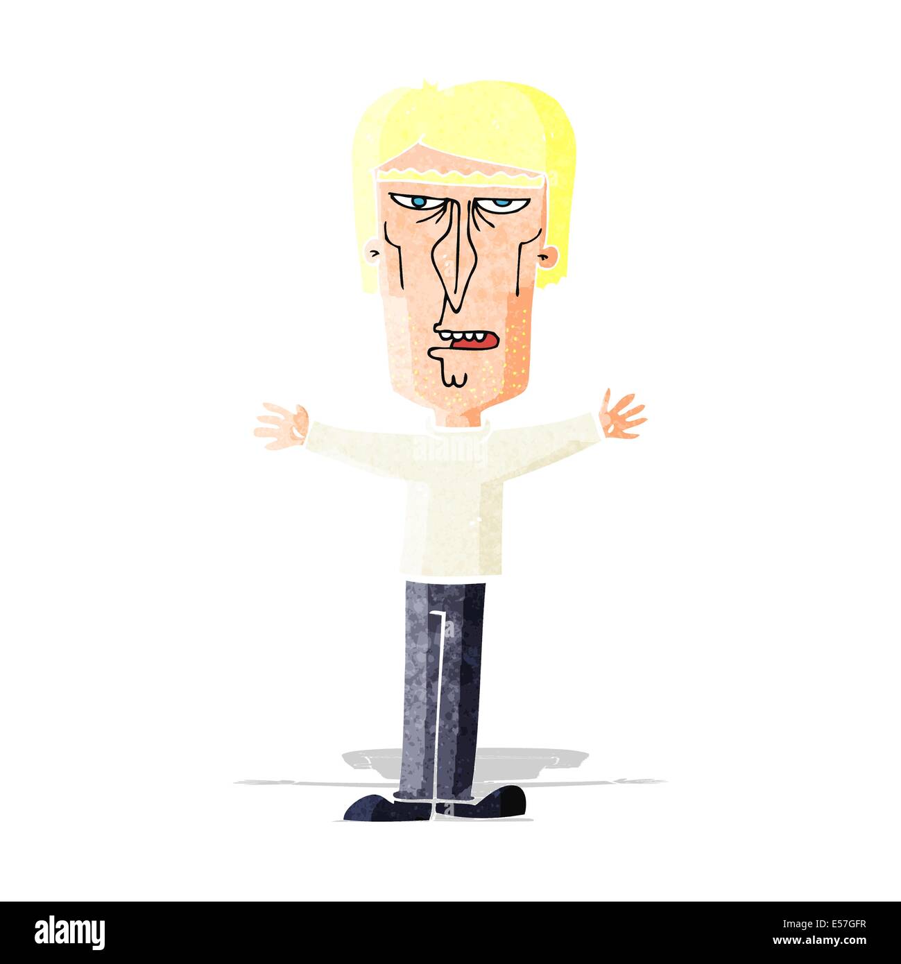 cartoon angry man Stock Vector Image & Art - Alamy