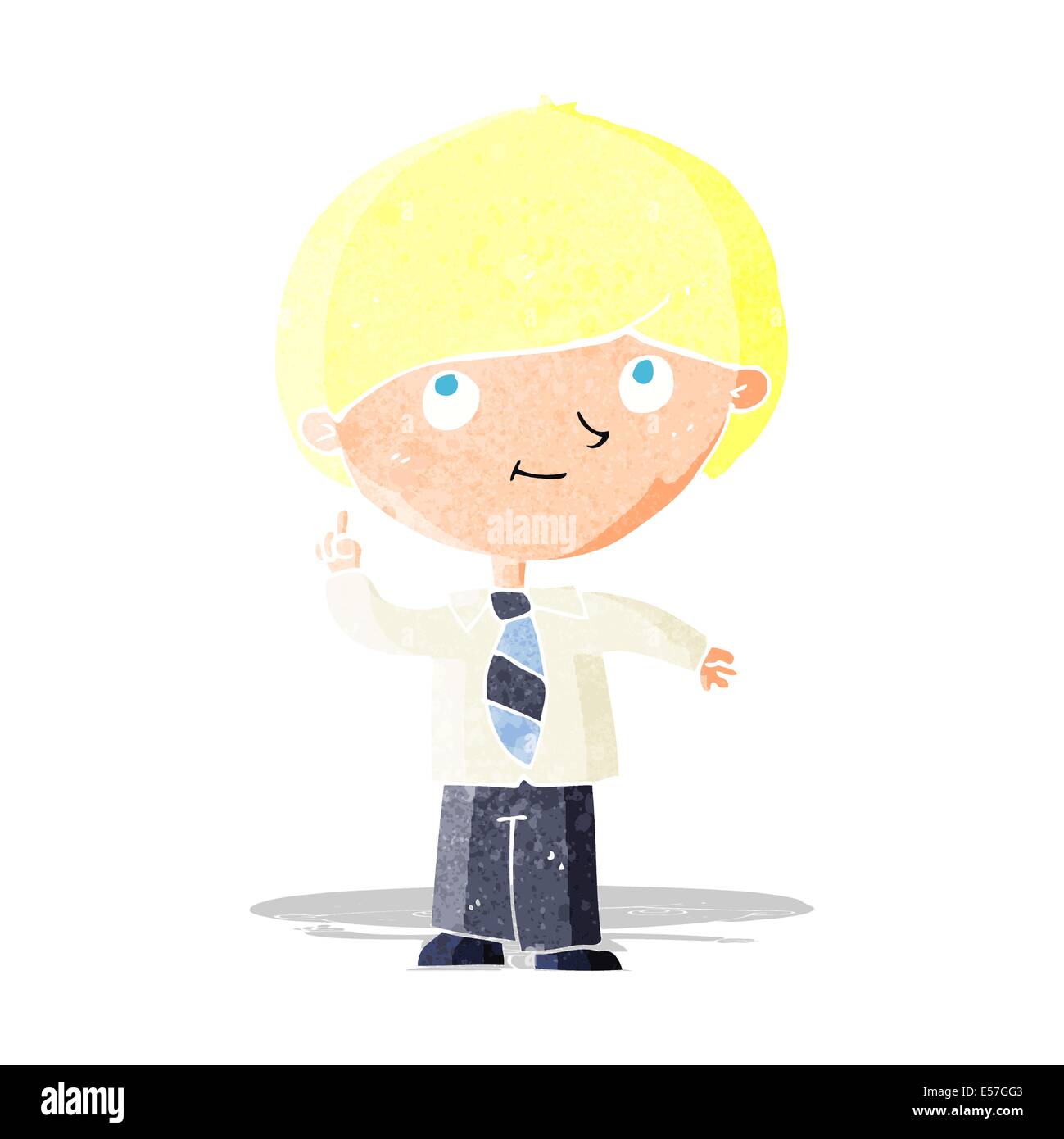 cartoon boy with idea Stock Vector Image & Art - Alamy