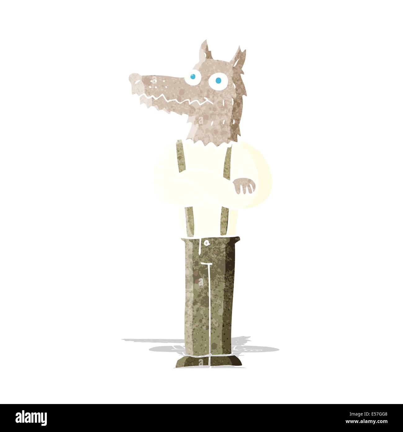 cartoon funny werewolf Stock Vector Image & Art - Alamy