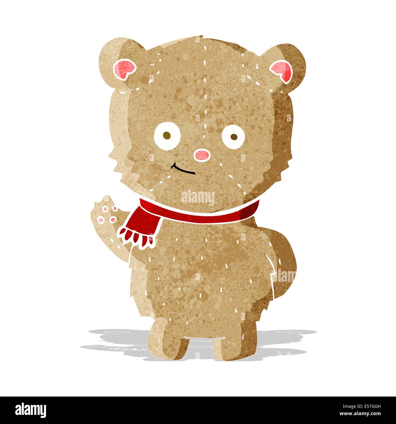 cartoon waving teddy bear Stock Vector Image & Art - Alamy