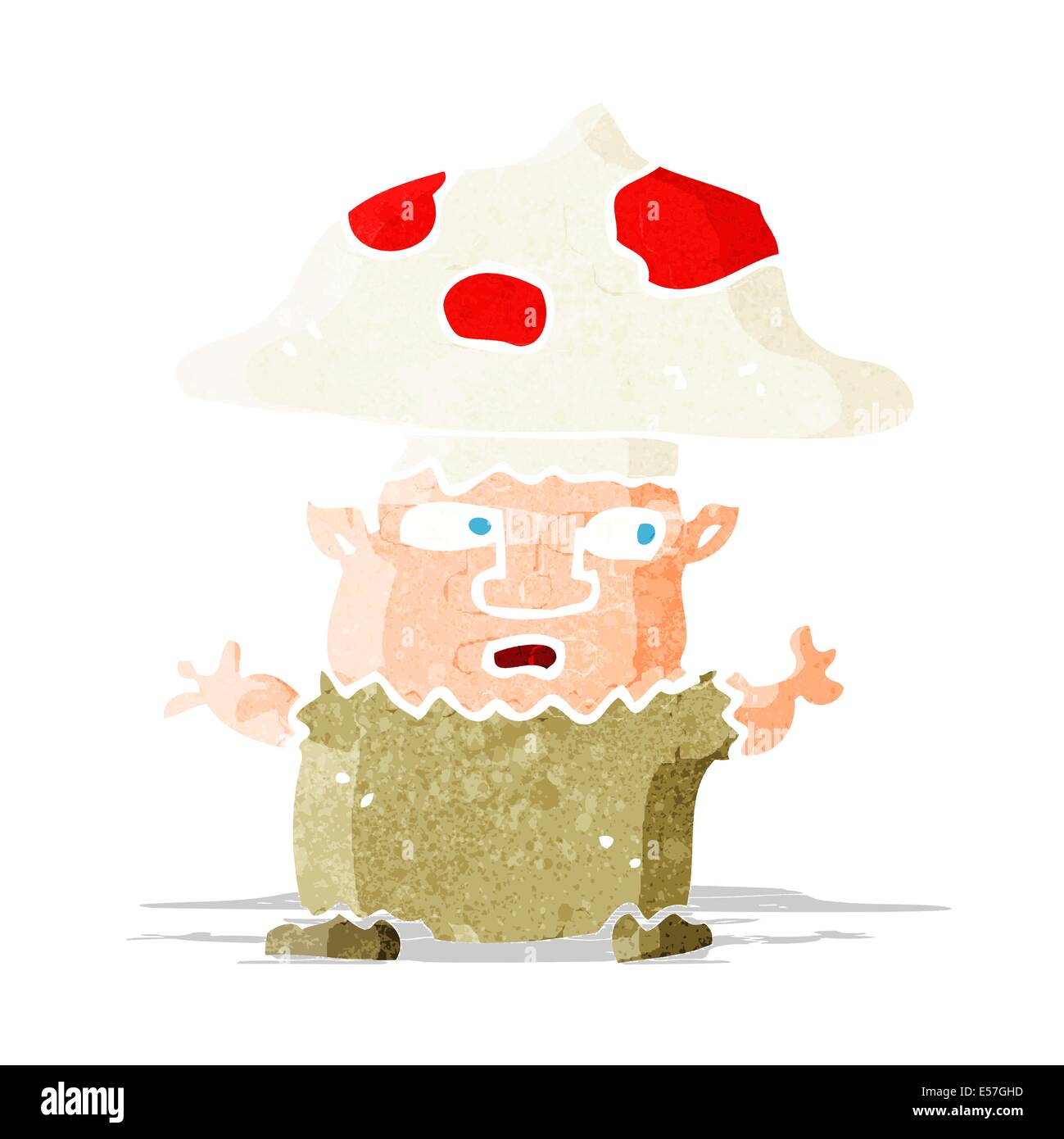 cartoon little mushroom man Stock Vector Image & Art - Alamy