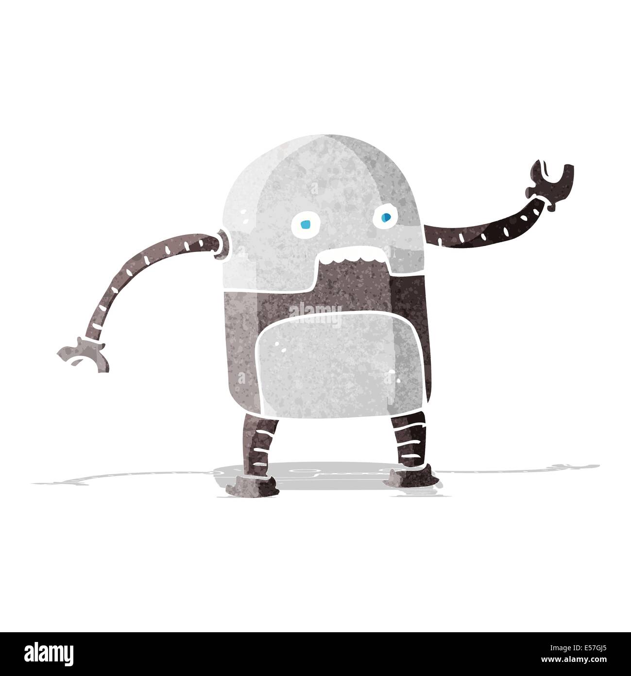 funny cartoon robot Stock Vector Image & Art - Alamy